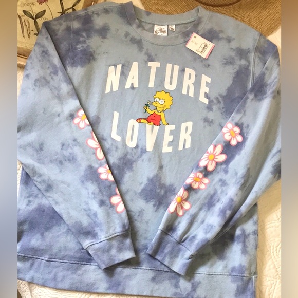 The Simpsons | Tops | Nwt The Simpsons Nature Lover Sweatshirt | Poshmark